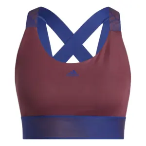 Adidas Believe This Medium-support Workout Bra Asia Sizing 'copper Blue - Copper/blue