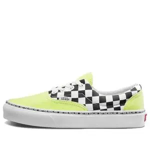 VANS Era Sunny Lime Checkerboard Low Top Sneakers