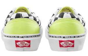 VANS Era Sunny Lime Checkerboard Low Top Sneakers - Yellow