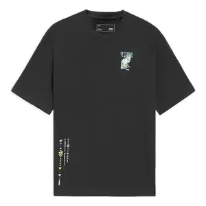 LI-NING Chinese Culture Small Graphic Loose Fit T-shirt 'black - Black/multi-color