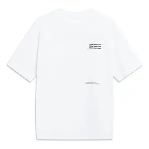 LI-NING Counterflow Graphic T-shirt 'white - White/black