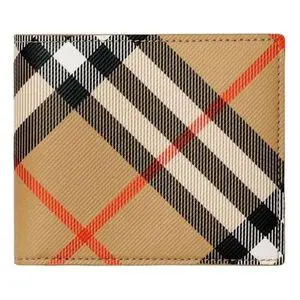 Burberry 26 Check Bifold Wallet - Sand