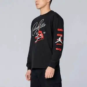 JORDAN Air Nba Courtside Chicago Bulls Long Sleeve Pullover