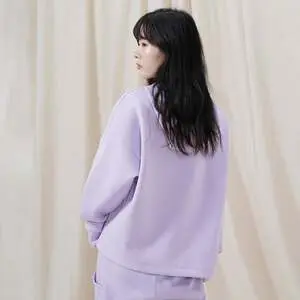 NEW BALANCE Embossed Logo Hoodie - Purple