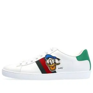 Gucci X Disney Ace Low Top Sneakers - White/red/green
