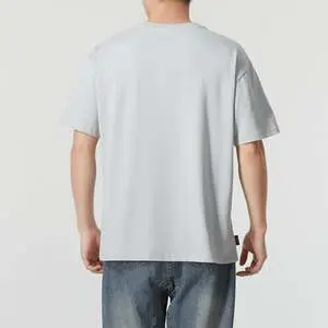 PUMA Logo T-shirt 'grey - Grey/green