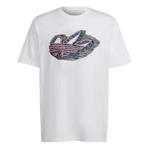 Adidas Originals Rekive Speed Trefoil Graphic T-shirt - White