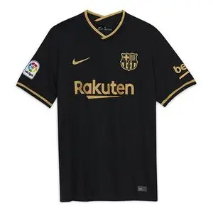 Nike Fc Barcelona 20/21 Fan Edition Jersey - Black
