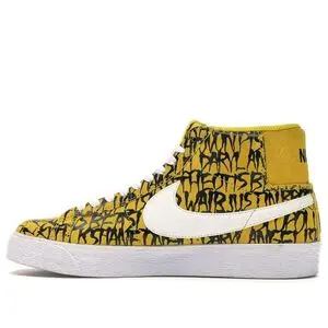 Nike Nike Blazer SB Premium 'Neckface' High Top Sneakers Yellow