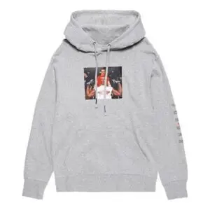 JORDAN X Undefeated Hoodie - Heather Grey