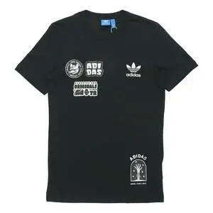 Adidas Originals 3m Reflective Animal Graffiti Short Sleeve Tee - Black
