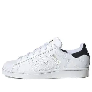 Adidas Originals Superstar Allover Debossed Trefoils - White/black
