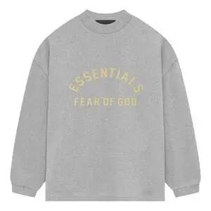 Fear Of God Heavy Jersey Long-sleeve T-shirt - Grey