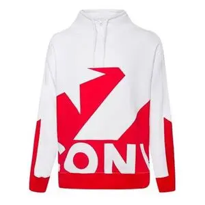 CONVERSE Printed Funnel Neck Sweatshirt - Red