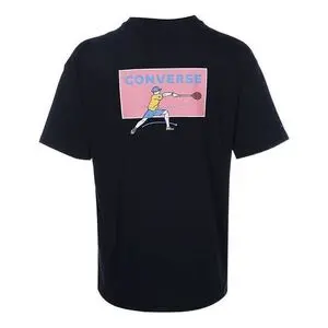 CONVERSE Jack Purcell Graphic T-shirt Asia Sizing - Black