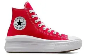 CONVERSE Chuck Taylor All Star Move High Top Sneakers - Red/white
