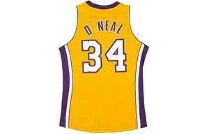 Mitchell & Ness Los Angeles Lakers Shaquille O'neal 00-01 Home Swingman Jersey - None