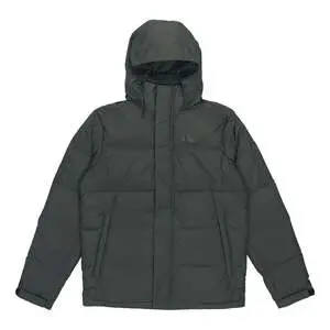 Adidas Hooded Down Jacket - Dark Brown