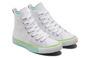 CONVERSE Chuck Taylor All Star High Top Sneakers - White/green