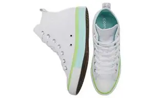 CONVERSE Chuck Taylor All Star High Top Sneakers - White/green