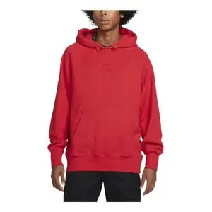 Nike Nsw Air Fleece Pullover Hoodie - Red