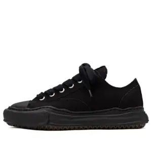 Mihara Yasuhiro Peterson Og Sole Canvas Low-top Sneaker - Black