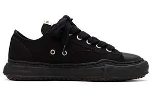 Mihara Yasuhiro Peterson Og Sole Canvas Low-top Sneaker - Black