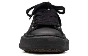 Mihara Yasuhiro Peterson Og Sole Canvas Low-top Sneaker - Black