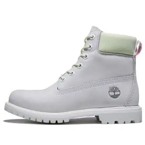 Timberland Premium 6 Inch Waterproof Lace-up Boots - White