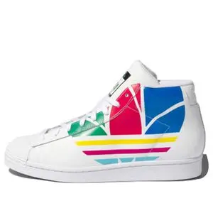 Adidas Pro Model Shoes - White/red/blue