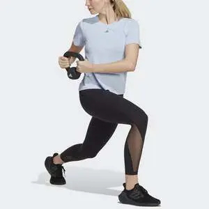 Adidas Logo Hiit Heat.rdy Sweat-conceal T-shirt - Blue