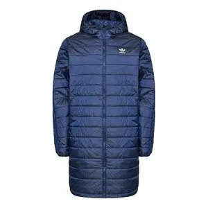 Adidas Originals Long Padded Down Jacket - Blue