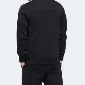 Adidas Zip-up Track Jacket With Stand Collar