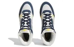 Adidas Originals Drop Step Se High Top Sneakers - White/blue