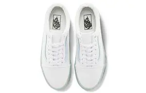 VANS Old Skool Side Stripe Casual Sneakers - White/blue