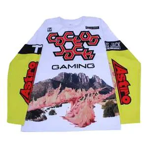 TRAVIS SCOTT Cactus Jack The Scotts Gaming Ii Long-sleeve Jersey
