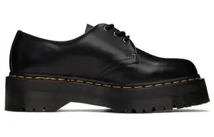 Dr. Martens Smooth Leather Platform - Black