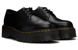 Dr. Martens Smooth Leather Platform - Black