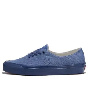 VANS Authentic One Piece Material Mix Indigo Lace-up Sneakers - Blue