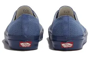 VANS Authentic One Piece Material Mix Indigo Lace-up Sneakers - Blue