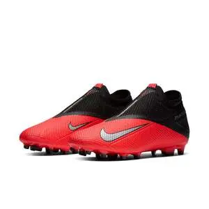 Nike Phantom Vision 2 Academy Df Fg/mg Cleats - Black/red