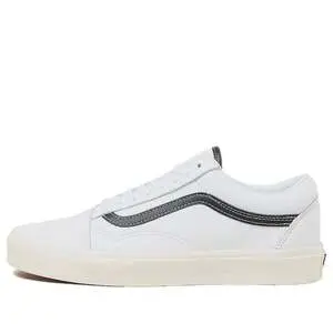 VANS Old Skool Leather Sneakers - White/black/beige