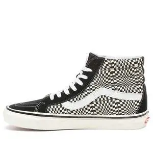 VANS Vans Sk8-Hi 38 DX "Warp Check" High Top Sneakers Black