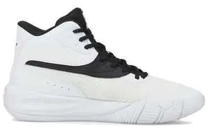PUMA Triple Mid Basketball Sneakers - White/black