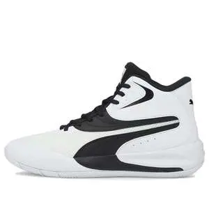 PUMA Triple Mid Basketball Sneakers - White/black