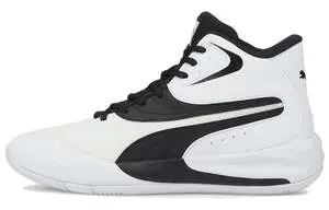 PUMA Triple Mid Basketball Sneakers - White/black