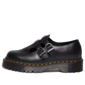 Dr. Martens 8065 Ii Bex Smooth Leather Platform Mary Jane - Black