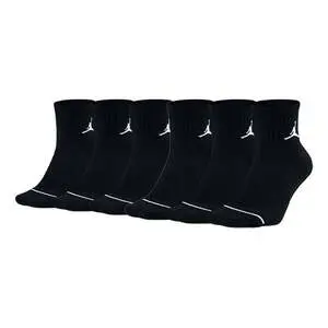 JORDAN Jumpman Quarter Socks Pack Of 3 - Black