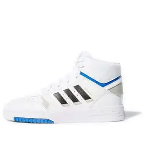 Adidas Originals Drop Step High Top Sneakers - White/blue
