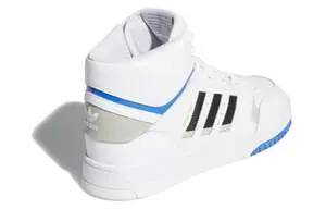 Adidas Originals Drop Step High Top Sneakers - White/blue